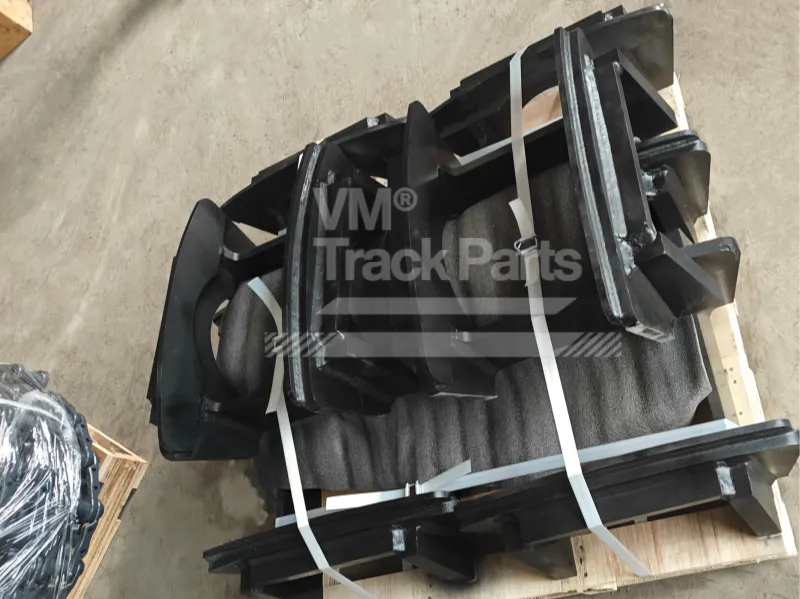 Custom Welded Chain Guide for Liebherr HS8130HD Crane